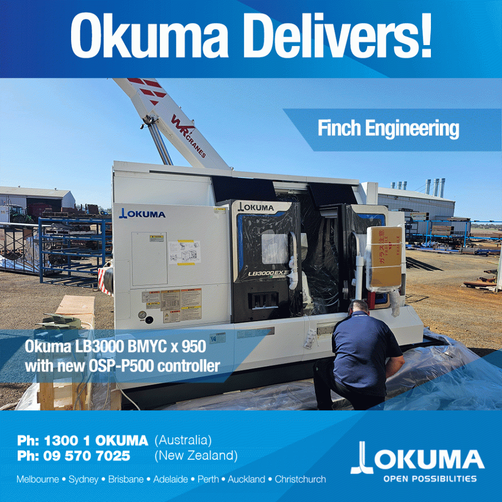 Okuma Delivers - Finch Engineering - Okuma Australia & New Zealand